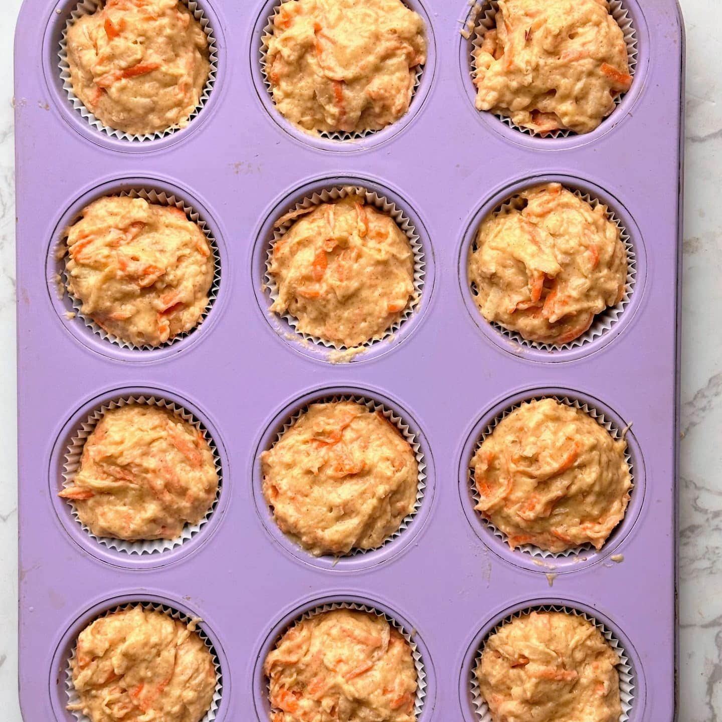 Apple & Carrot Muffins - Little Lou Cooks
