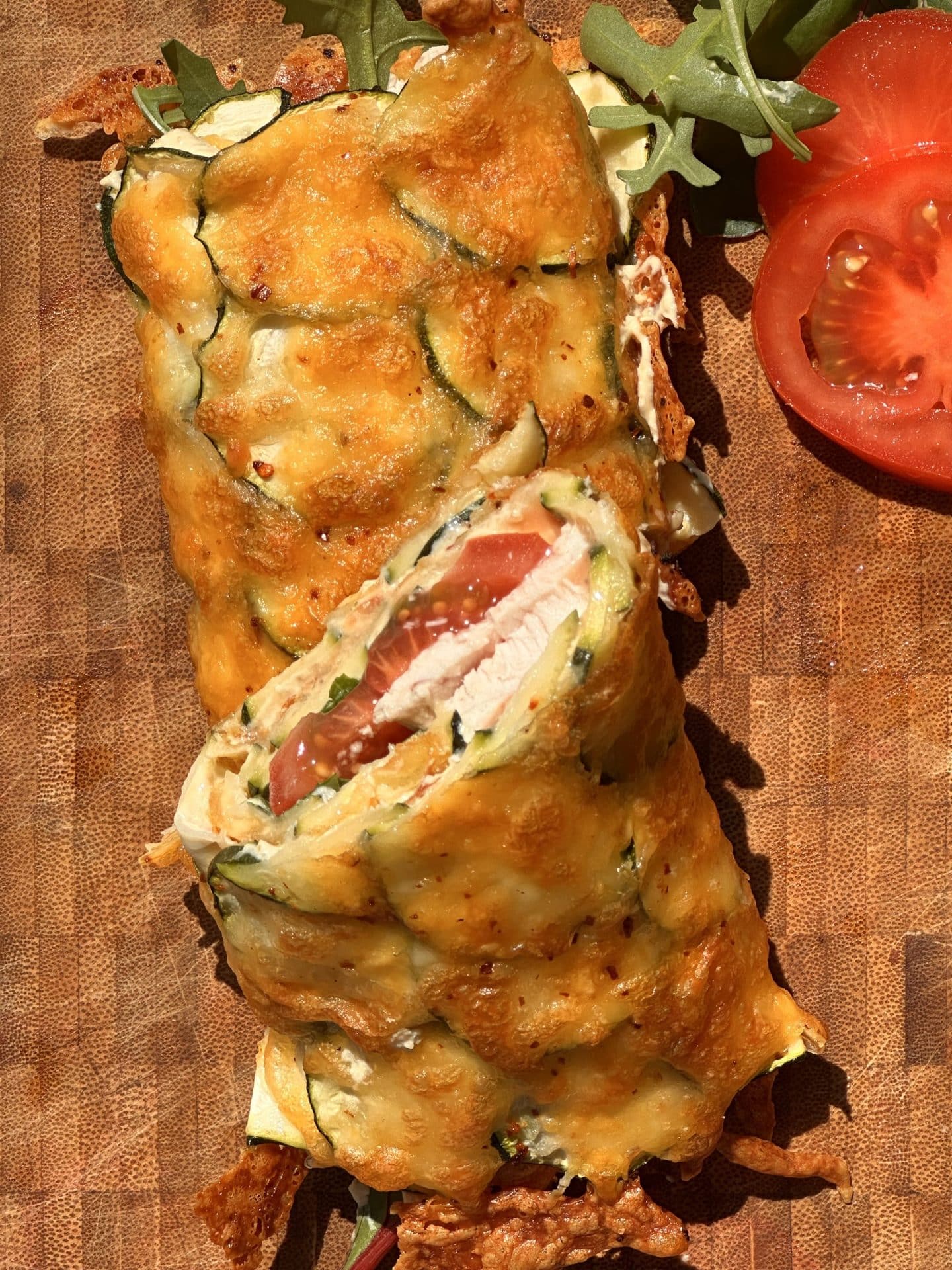 Not Bread – Courgette Roll - Little Lou Cooks