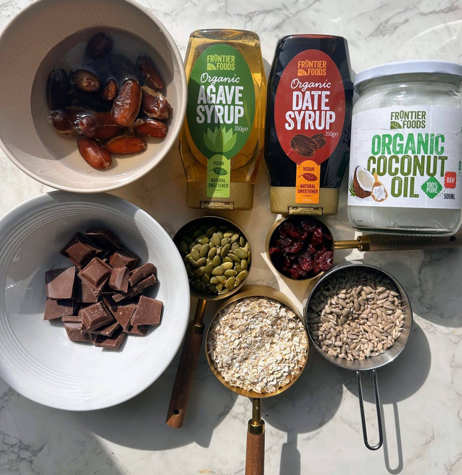 No-Bake Trail Mix Snack Bars - Little Lou Cooks