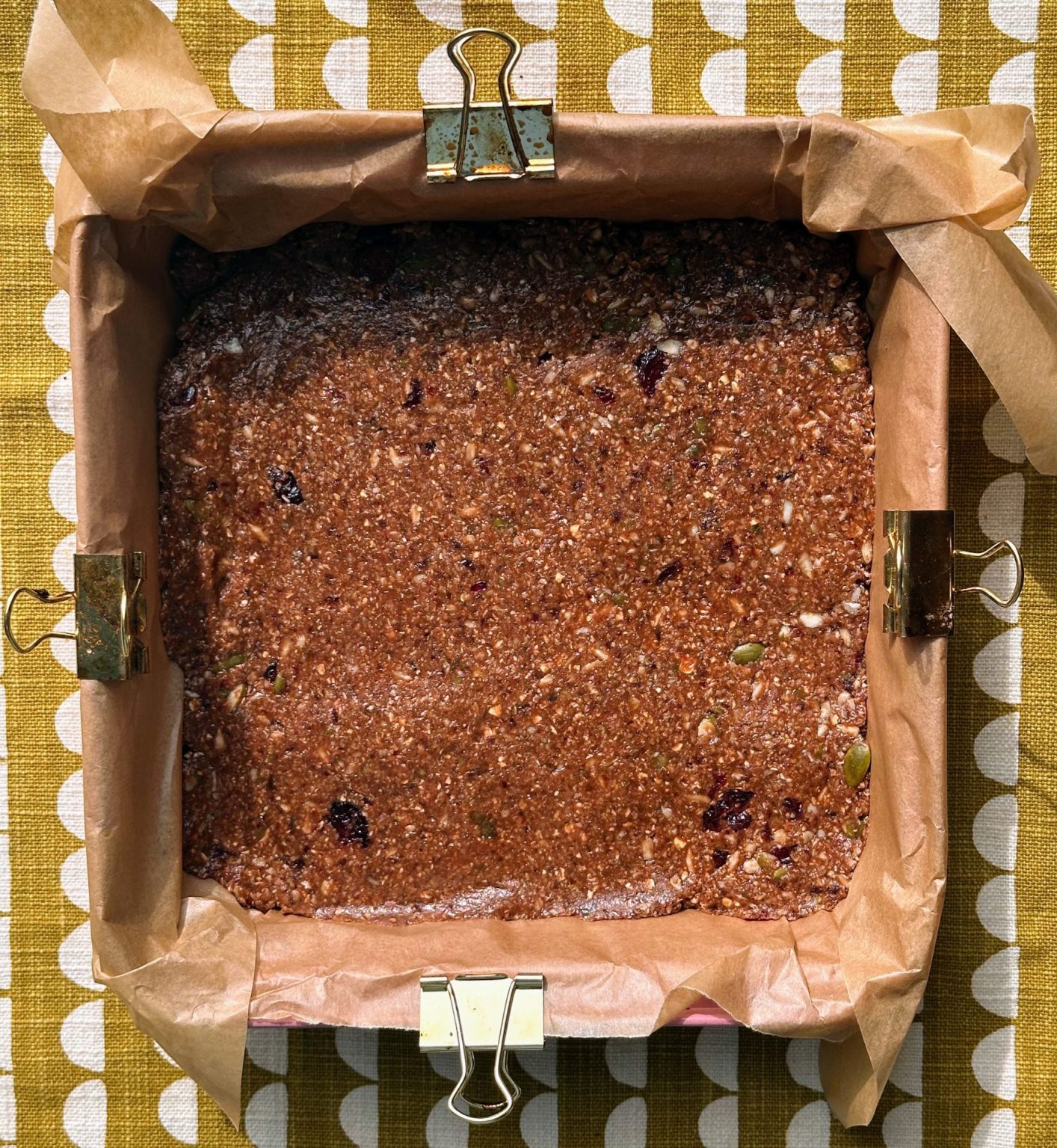 No-Bake Trail Mix Snack Bars - Little Lou Cooks