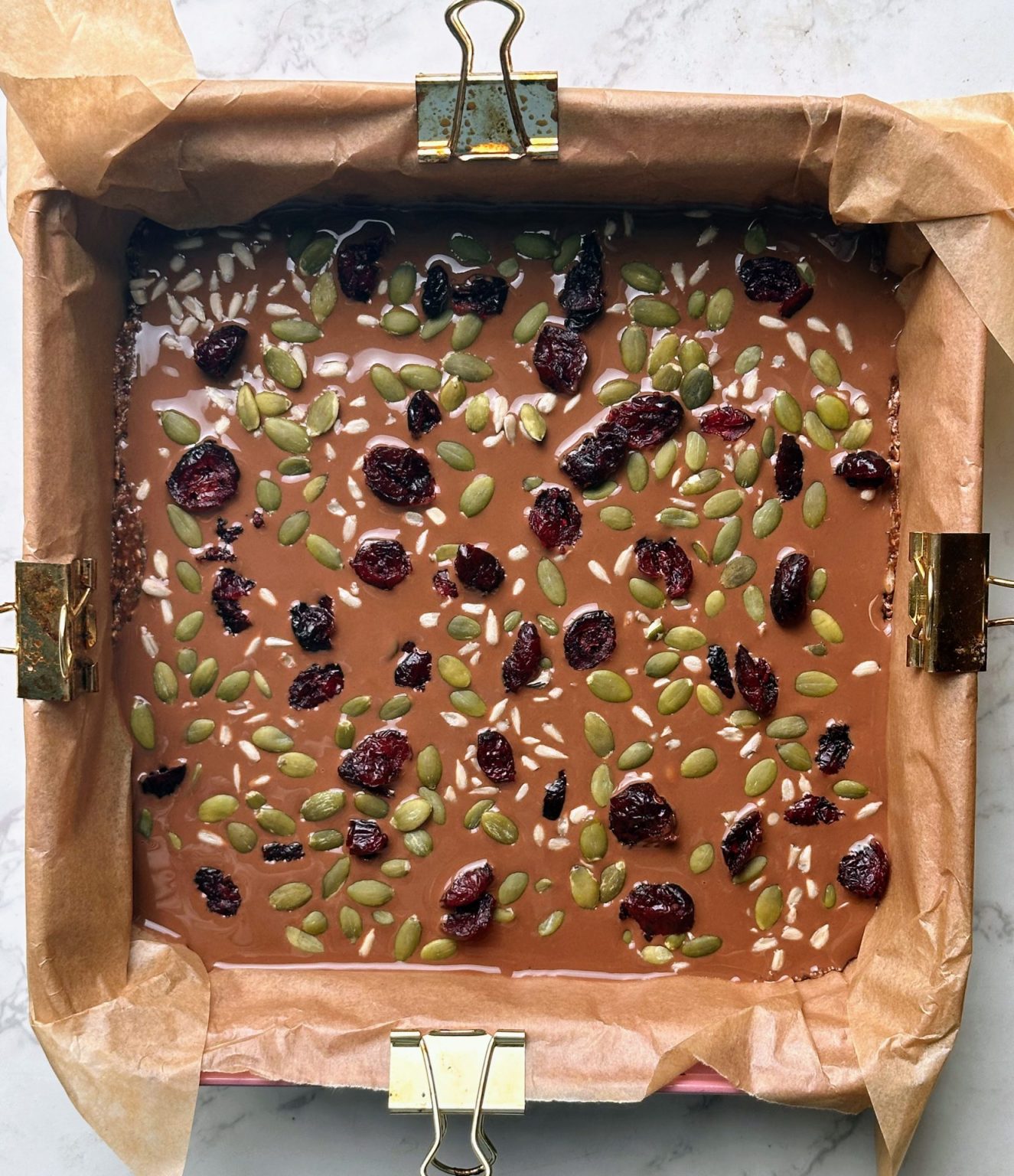 No-Bake Trail Mix Snack Bars - Little Lou Cooks