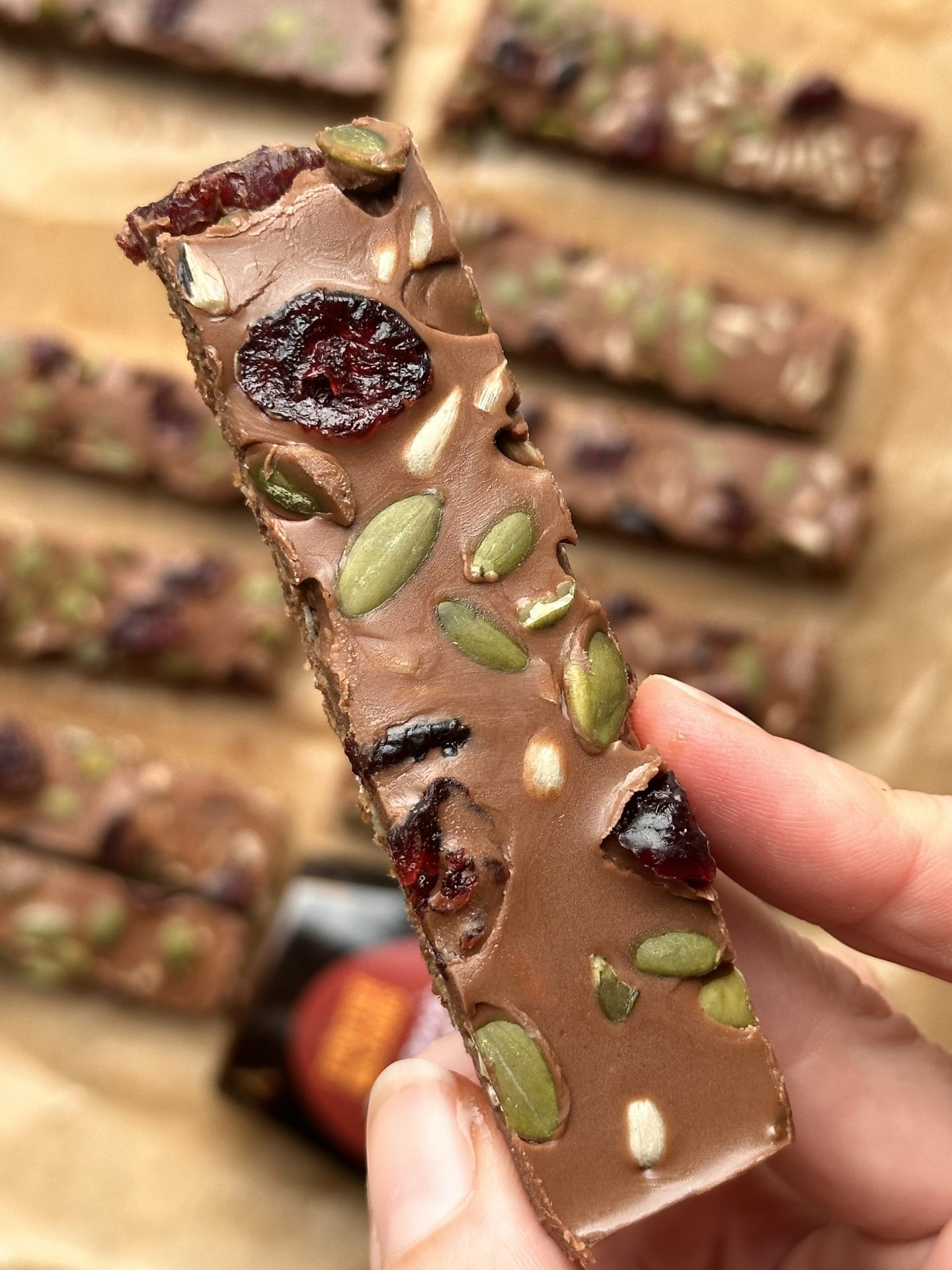 No-Bake Trail Mix Snack Bars - Little Lou Cooks