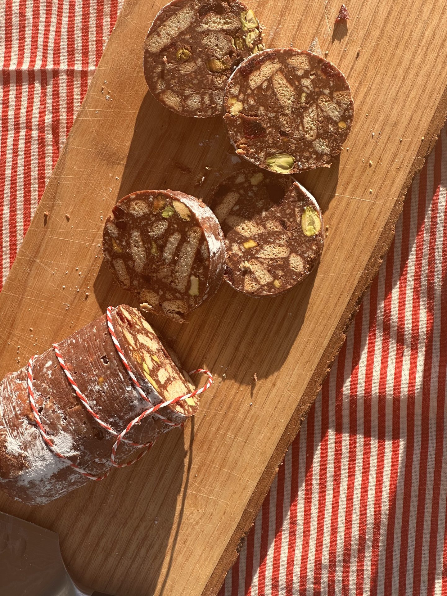 Chocolate Salami - Little Lou Cooks