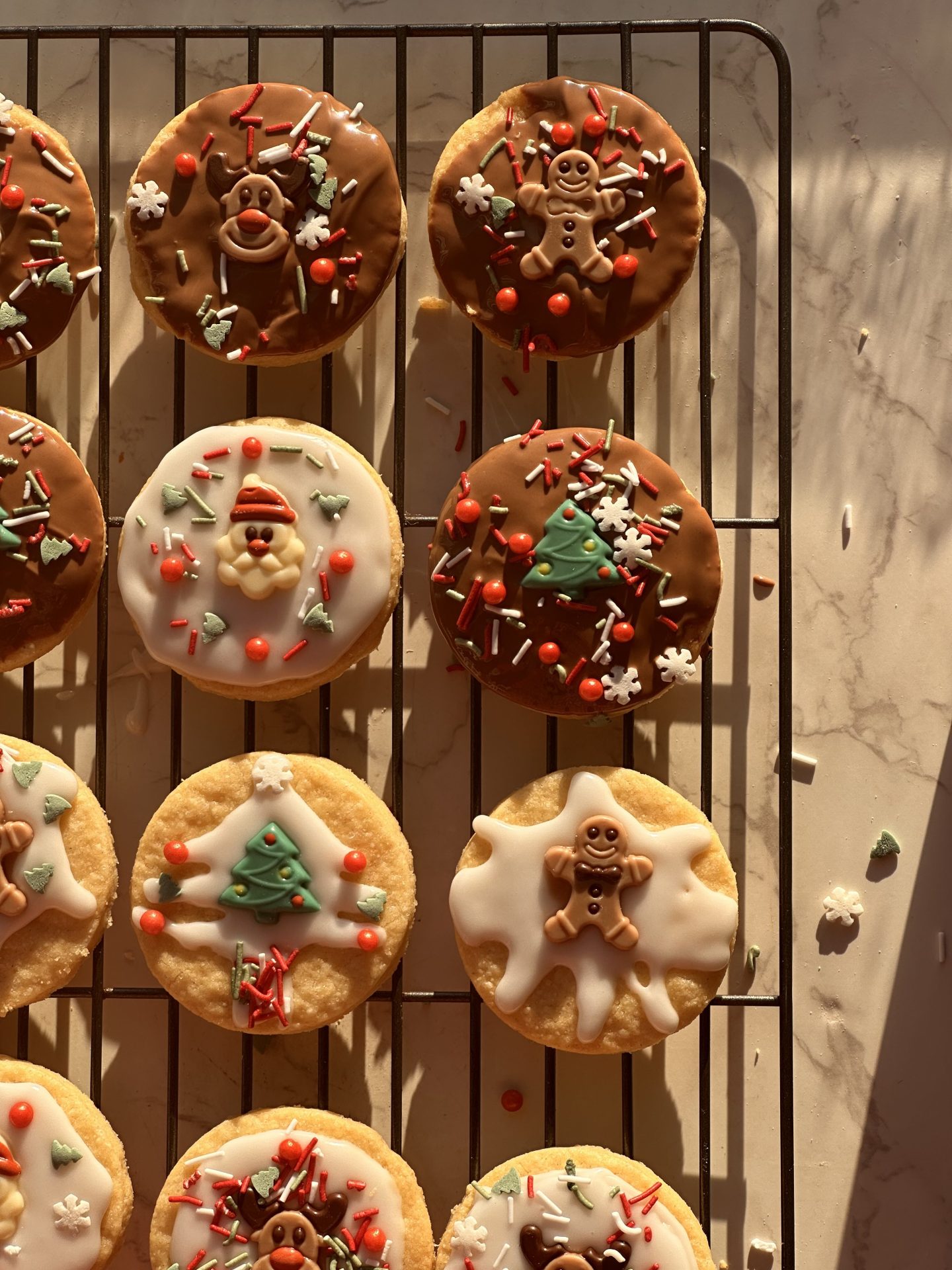 Homemade Santa Cookies - Little Lou Cooks