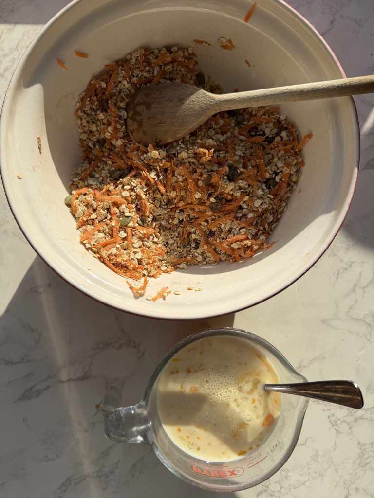 Carrot and Honey Baked Oats - Little Lou Cooks